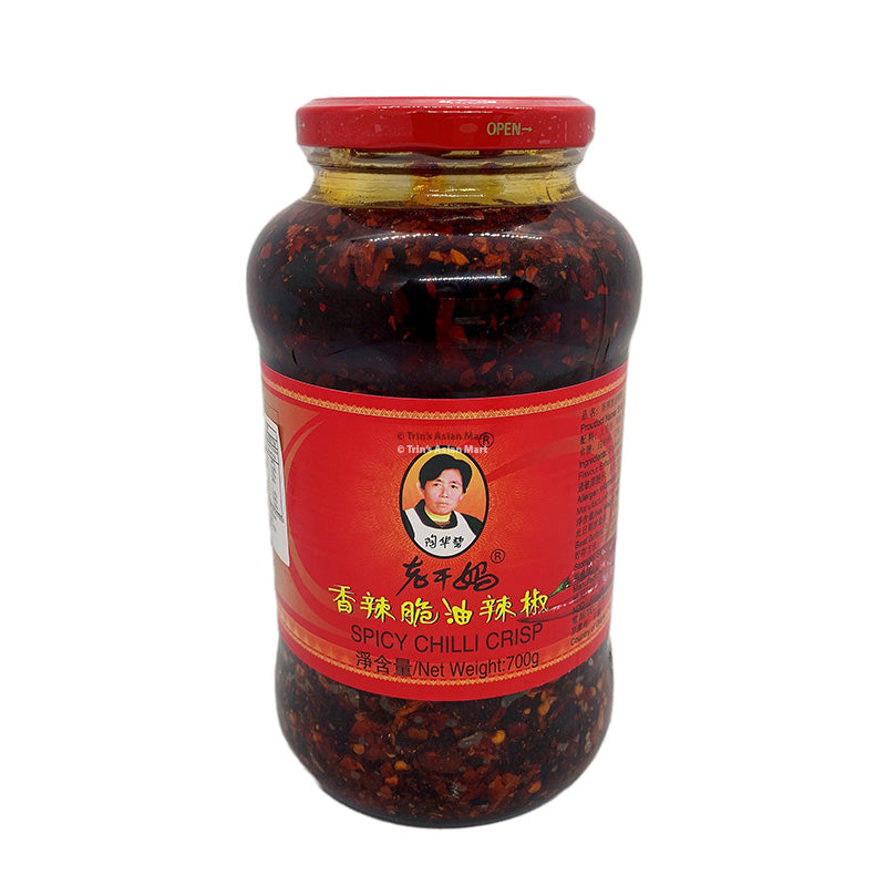 Lao Gan Ma HOT PEPPER CONDIMENT 香辣脆 700G – Trin's Asian Mart