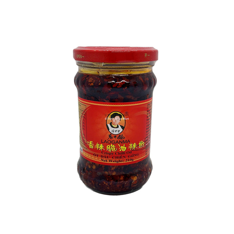 Lao Gan Ma HOT PEPPER CONDIMENT 香辣脆 210G – Trin's Asian Mart