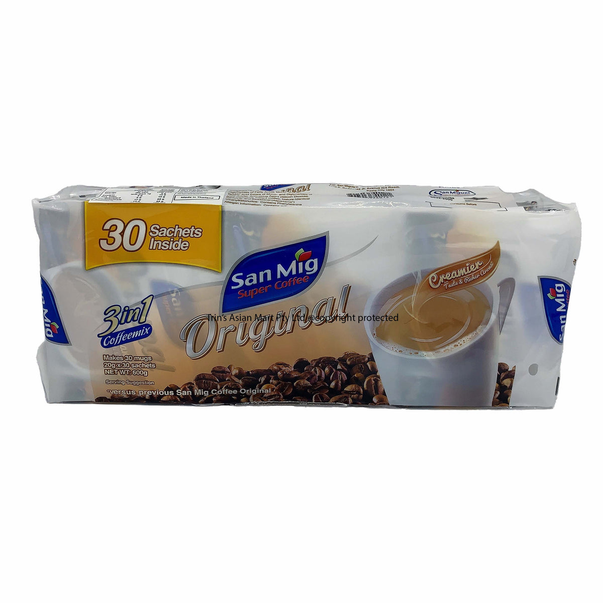 San Mig Coffee Original 3-in-1 20g x 30 Sachets – Trin's Asian Mart