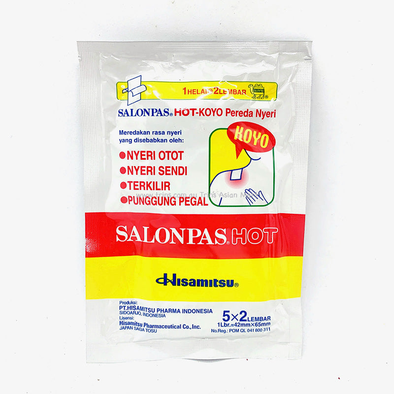 Salonpas Indonesian Version 10 x 10PCS – Trin's Asian Mart