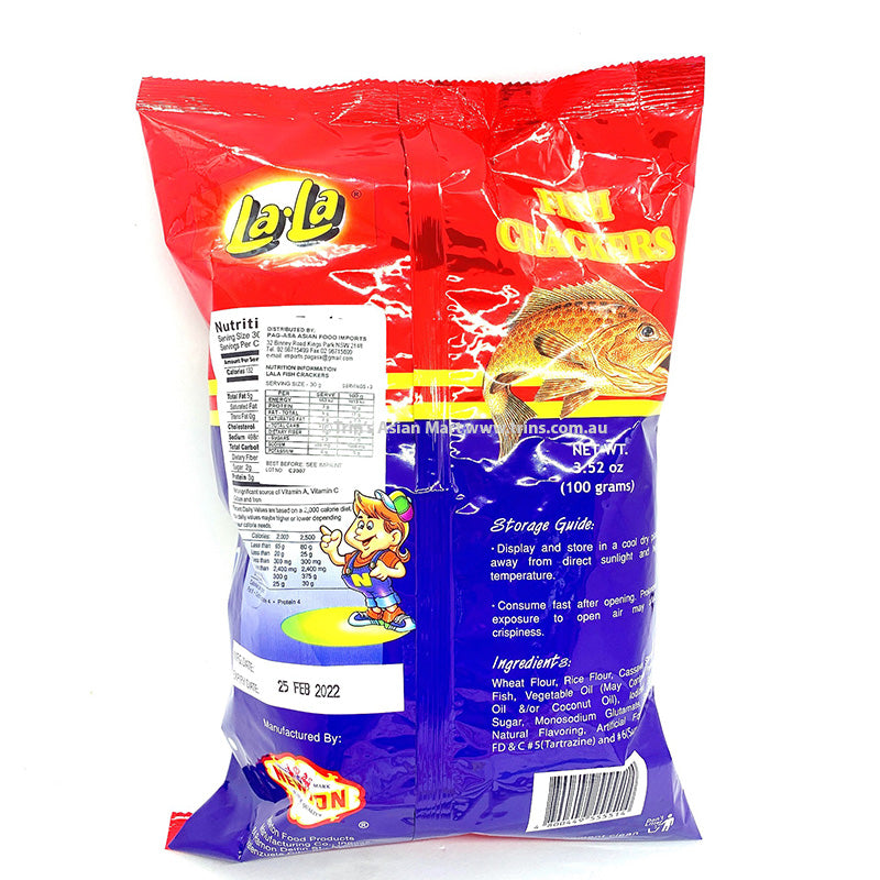 La La Fish Crackers 100g – Trin's Asian Mart