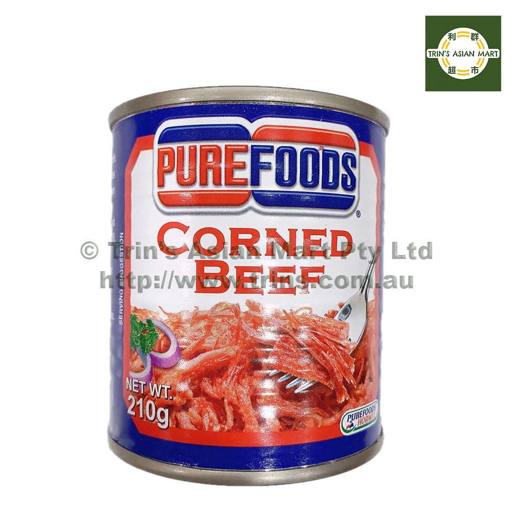 Pure Foods Corned Beef 210g – Trin's Asian Mart